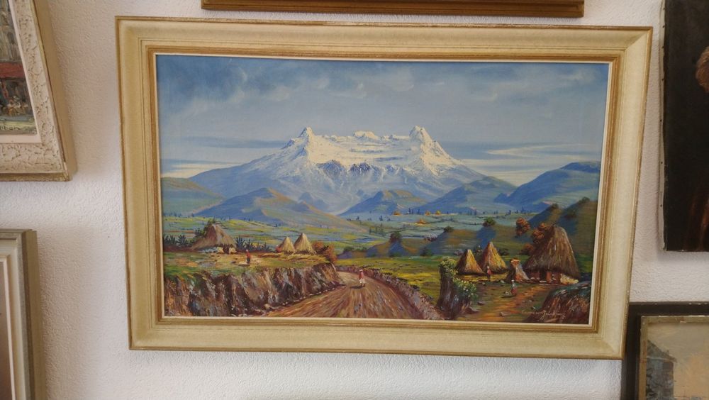Oel auf Leinwand / Asiatische Landschaft (Gebraucht) in Kreuzlingen für CHF 150 – nur Abholung ...
