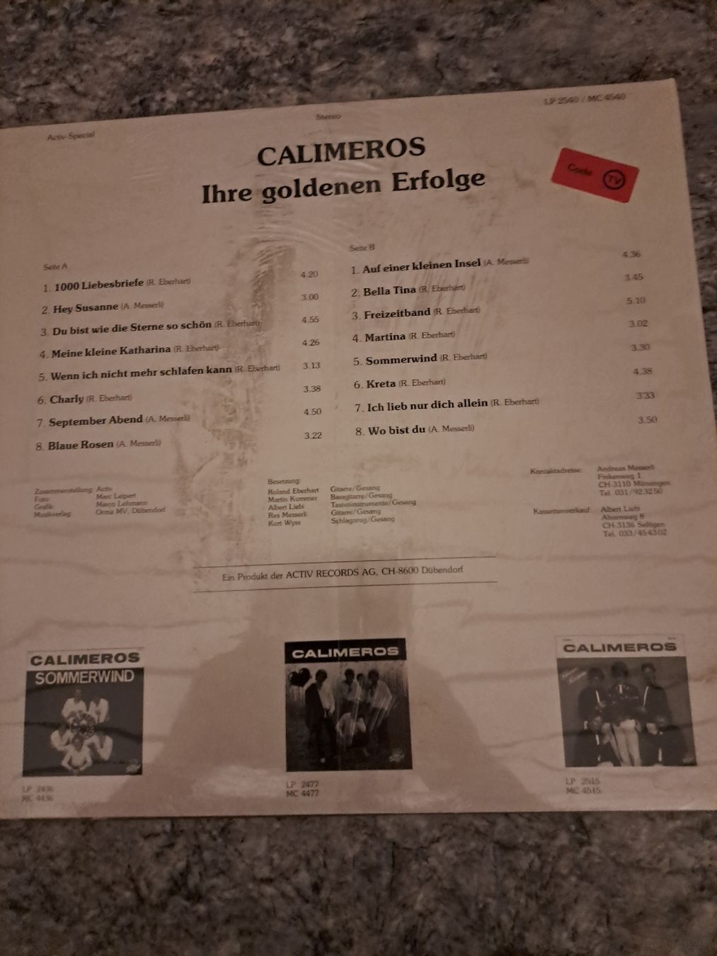 🇨🇭 LP NEU (OVP) CALIMEROS "Ihre goldenen Erfolge" Activ Sp (Neu und ...
