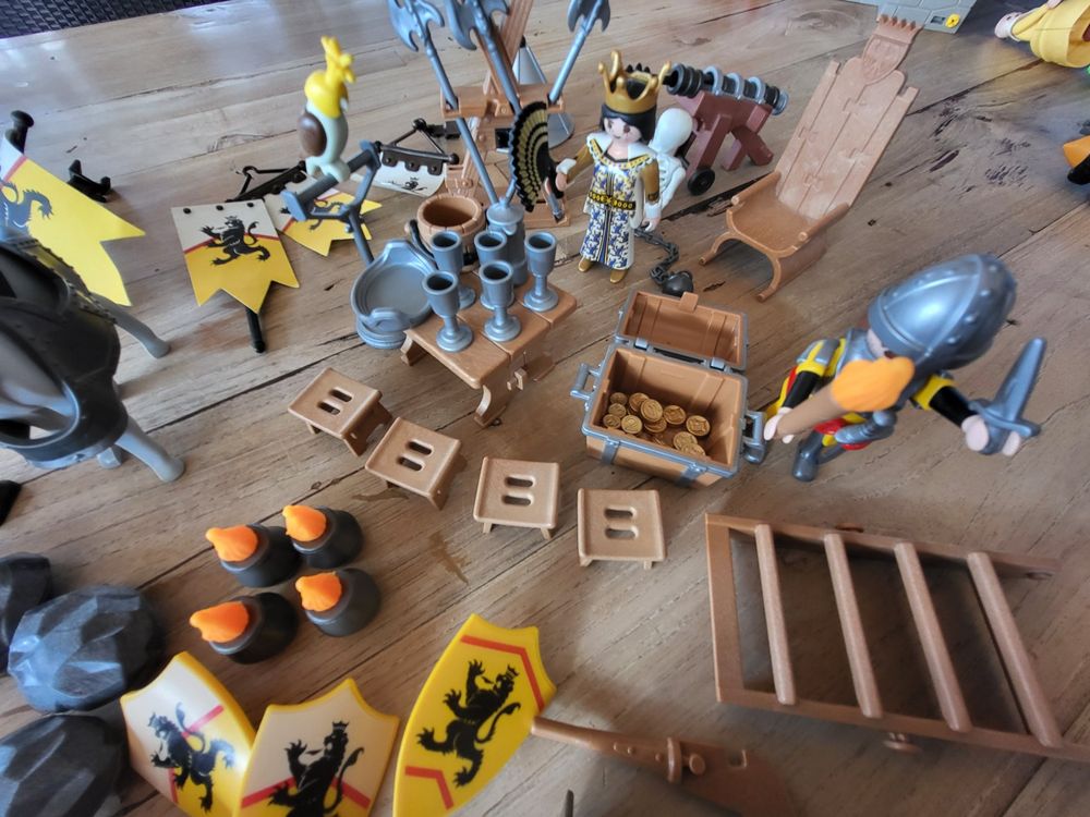 PLAYMOBIL 4865 - Große Löwenritterburg + Sets 5409 & 5493 | Kaufen auf ...