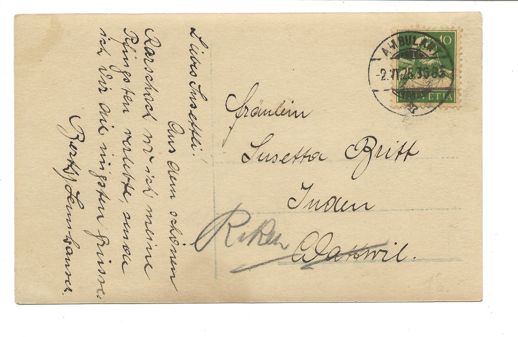 Rorschach (SG) Bahnhof - Hafen - Bahnhofbuffet - 1925 (Gebraucht) in Engelburg für CHF 13.9 ...