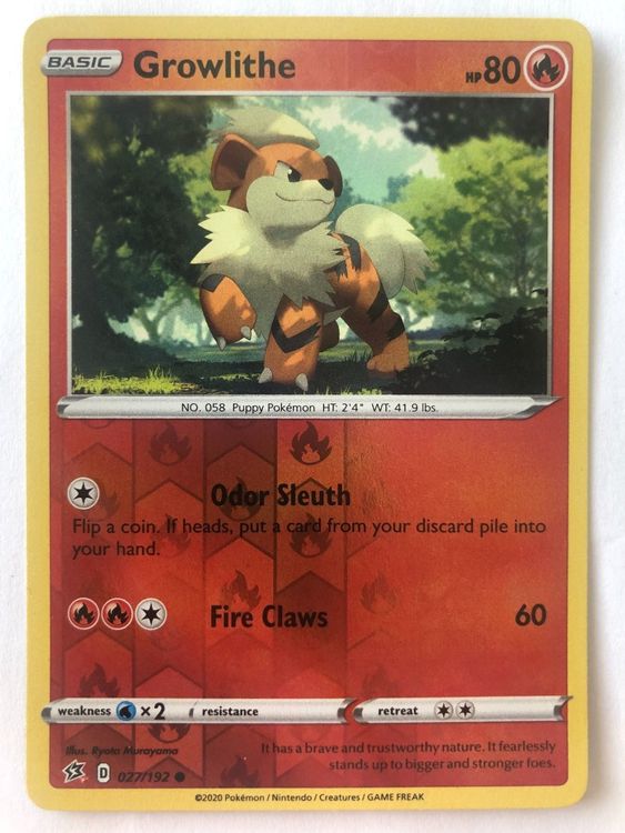 Growlithe - Reverse Holo - Pokemon TCG (Neu (gemäss Beschreibung)) in ...
