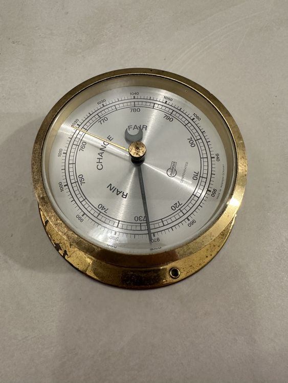 Barigo Barometer Messing Wetterstation Vintage | Kaufen auf Ricardo