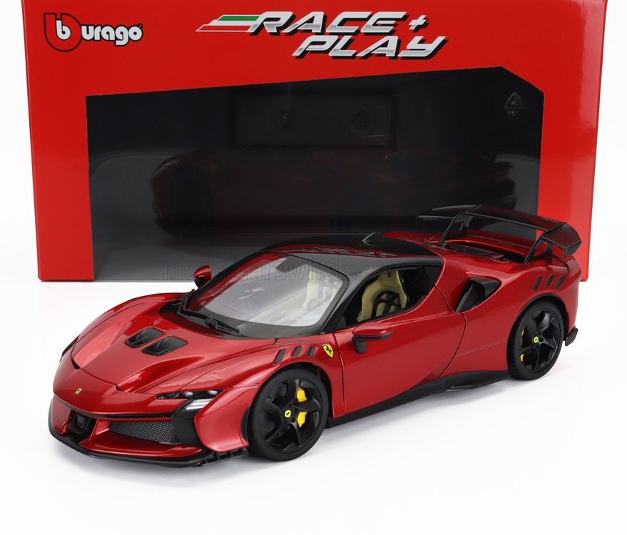 FERRARI SF90XX STRADALE ROSSO MAGNA MET BLACK 1/18 NEU | Kaufen auf Ricardo