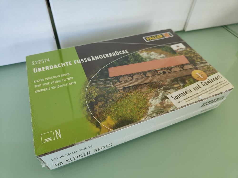 Überdachte Fussgängerbrücke - Spur N - Faller 222574 | Kaufen auf Ricardo