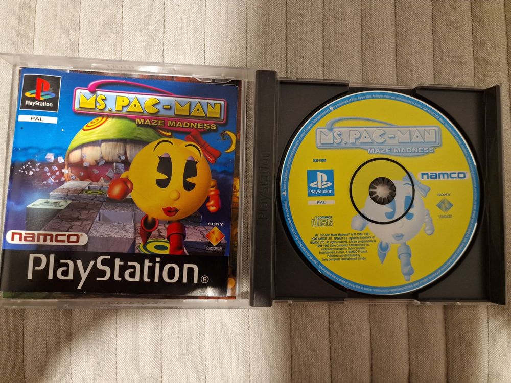 Ms Pac-Man Maze Madness PlayStation 1 PS1 | Kaufen auf Ricardo