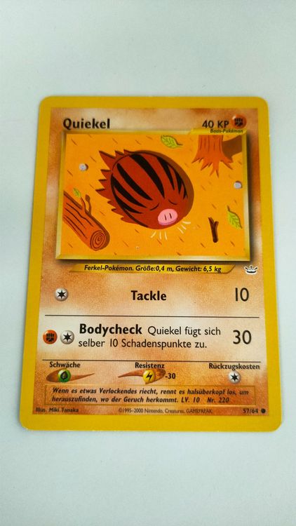 Quiekel - Pokemon - Neo Revelation | Kaufen auf Ricardo