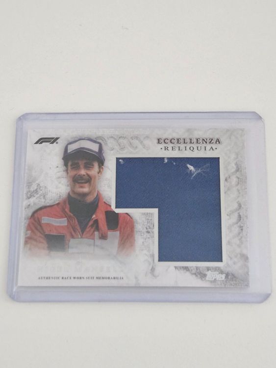 Topps Eccellenza Nigel Mansell Legend Formel 1 F1 Relic (Neu (gemäss ...