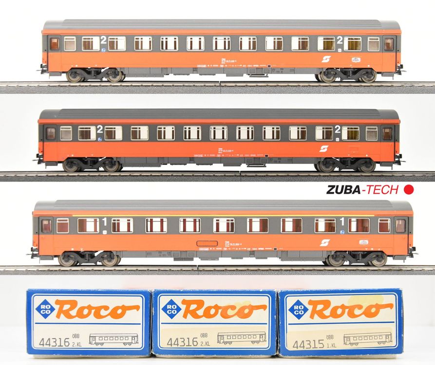 Roco 3x Personenwagen der ÖBB, H0 WS mit OVP (Gebraucht) in St. Gallen für CHF 42 – mit ...
