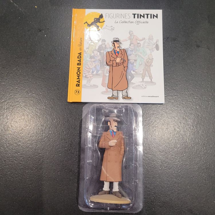 Livre Et Figurines Collection Tintin Ramon Bada En Filature (Neu ...