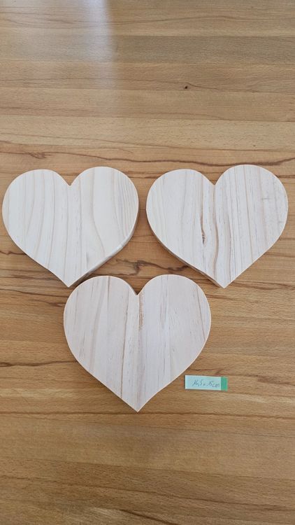 Holz-Rohlinge Herz (Neu und originalverpackt) in Root für CHF 9 – nur ...
