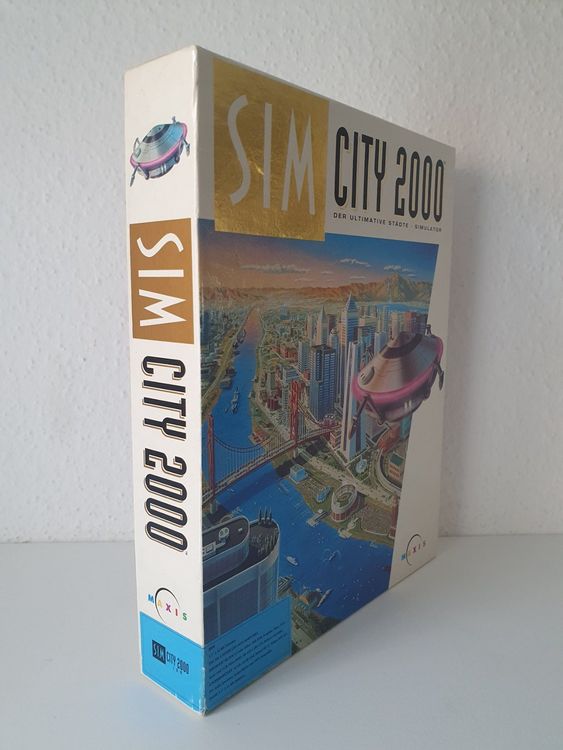PC Game SimCity 2000 (1993) Big Box mit Zeitschrift Artikel (Gebraucht ...