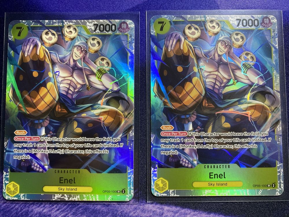 One Piece Karte [TCG] [Enel] [Playset] [OP05] [ENG] (Neu (gemäss ...