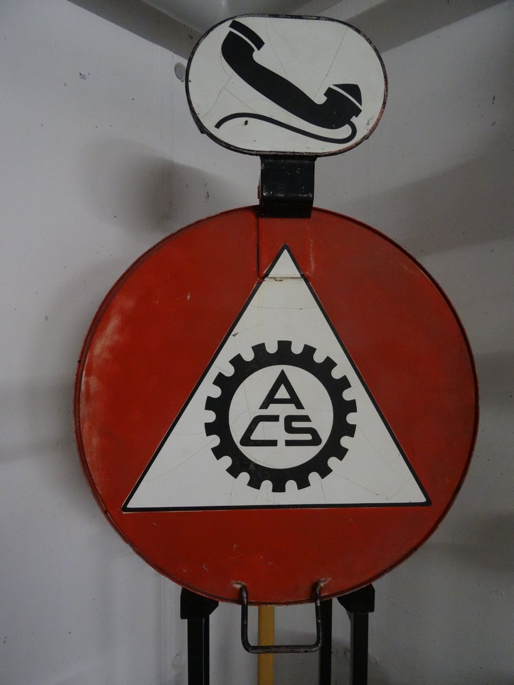 ACS Notrufsäule original mit speziellem Telefon, für Sammler (Gebraucht ...