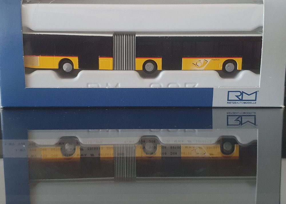 Rietze PTT PostAuto Bus MB Citaro G Spur N 1:160 Kunststoff (Neu und ...