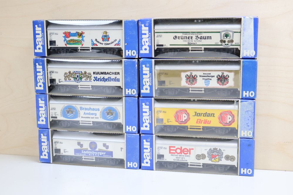 Baur 8 x Güterwagen H0 - Bierwagen Set | Kaufen auf Ricardo