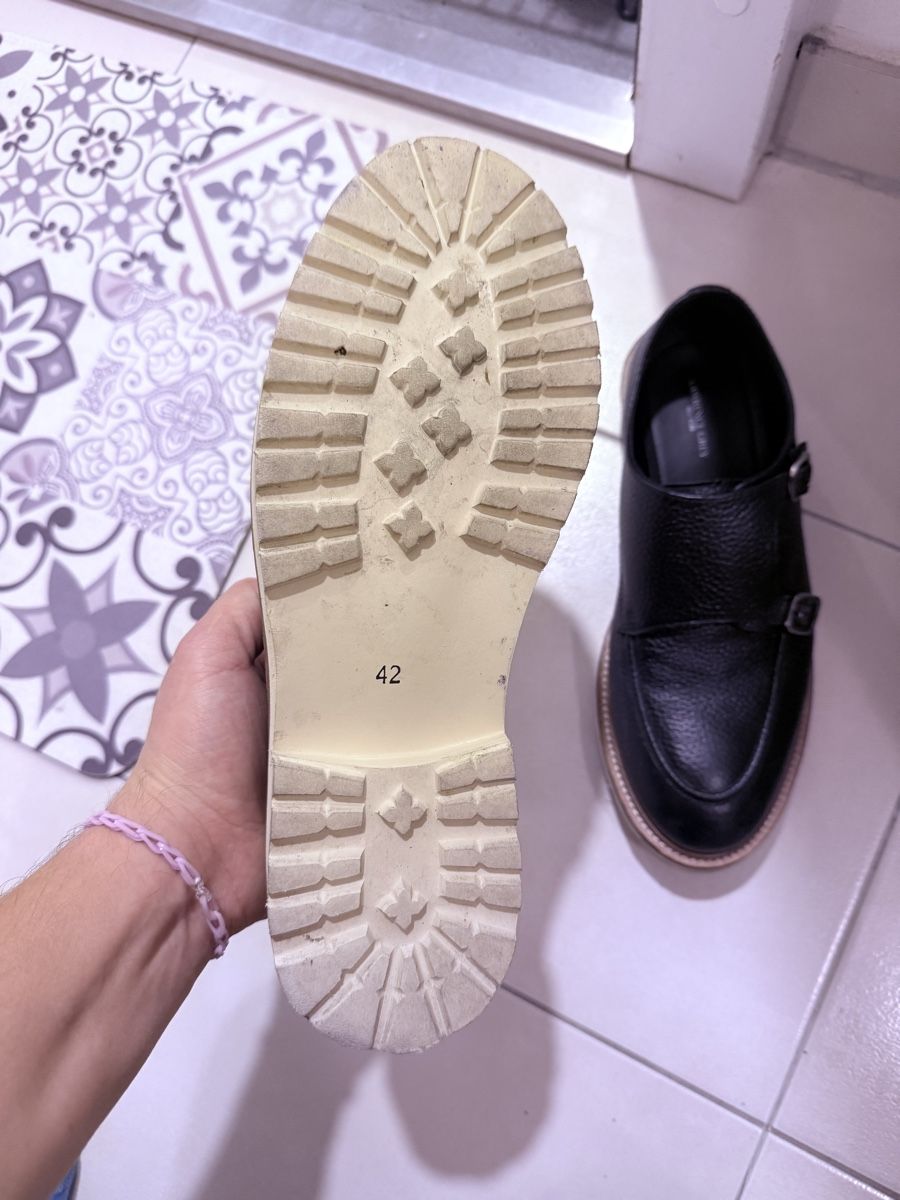 Lawrence Grey - Chaussure à lacets en cuir à double boucle - (Neuf ...