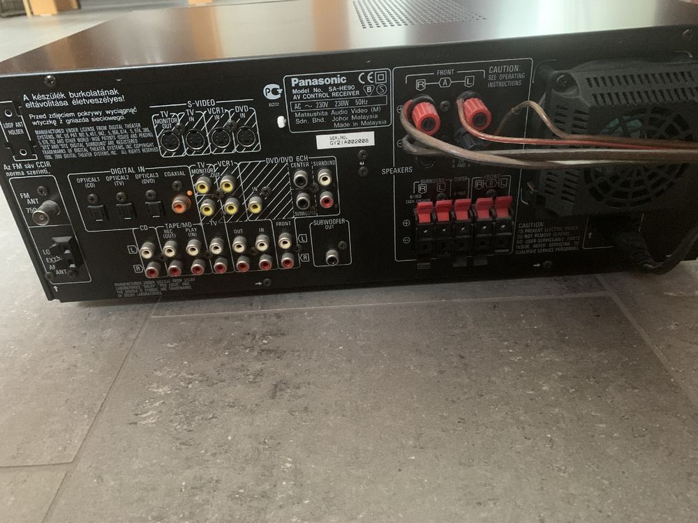 Panasonic AV Control Receiver SA-HE90 (Gebraucht) in Zweidlen für CHF 13 – nur Abholung auf ...