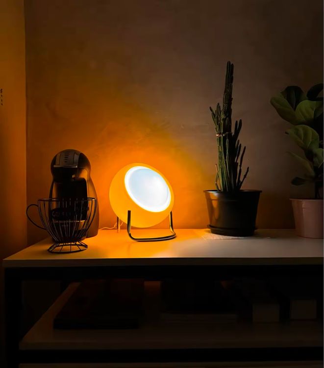 Modern sphere design lamp orange colour (Neu und originalverpackt) in ...