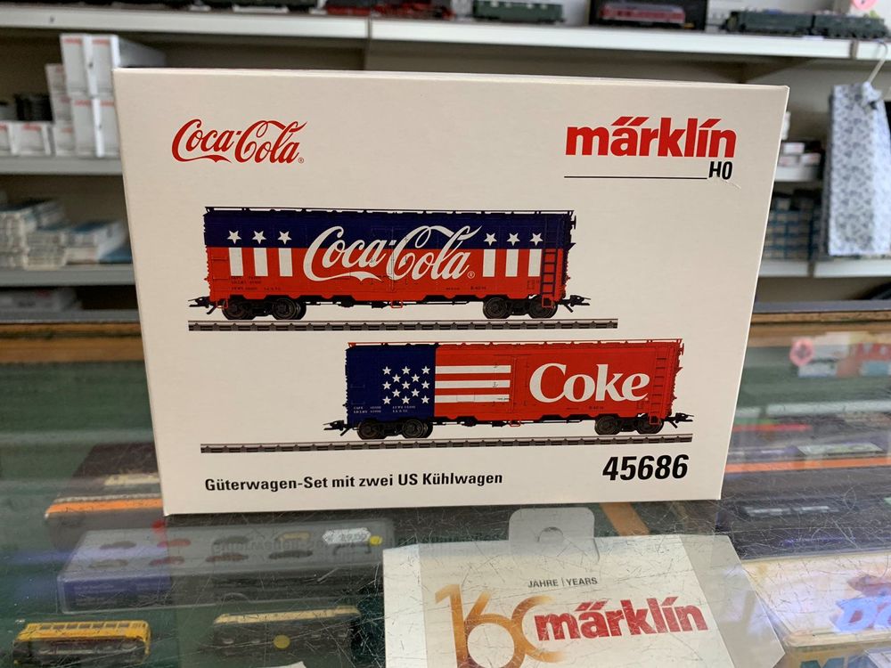 Märklin 45687 USA Güterwagen Coca Cola (Neu und originalverpackt) in ...