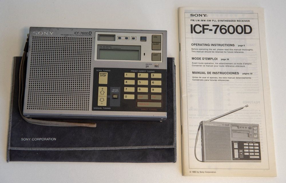 Sony ICF-7600D Radio | Kaufen auf Ricardo