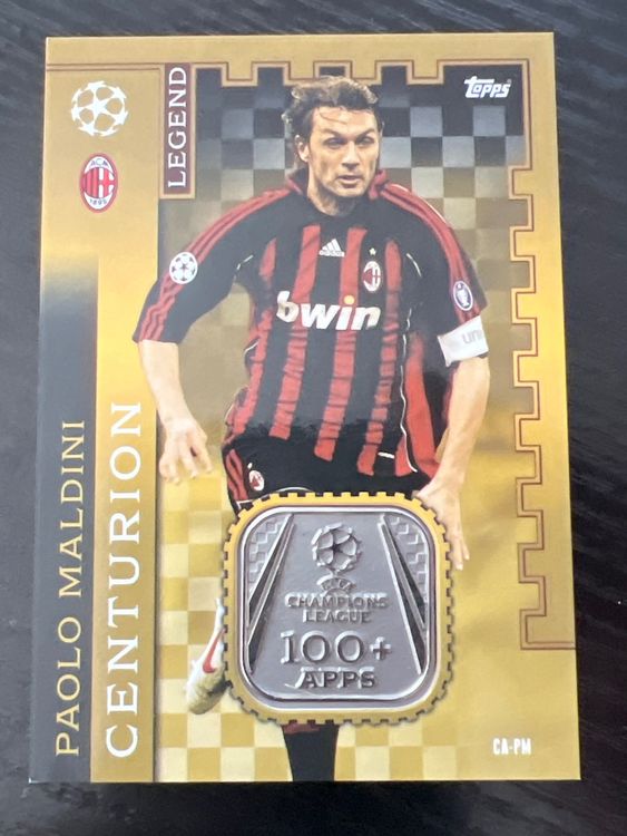 Paolo Maldini Centurion AC Milan Legend Topps Match Attax (Gebraucht ...