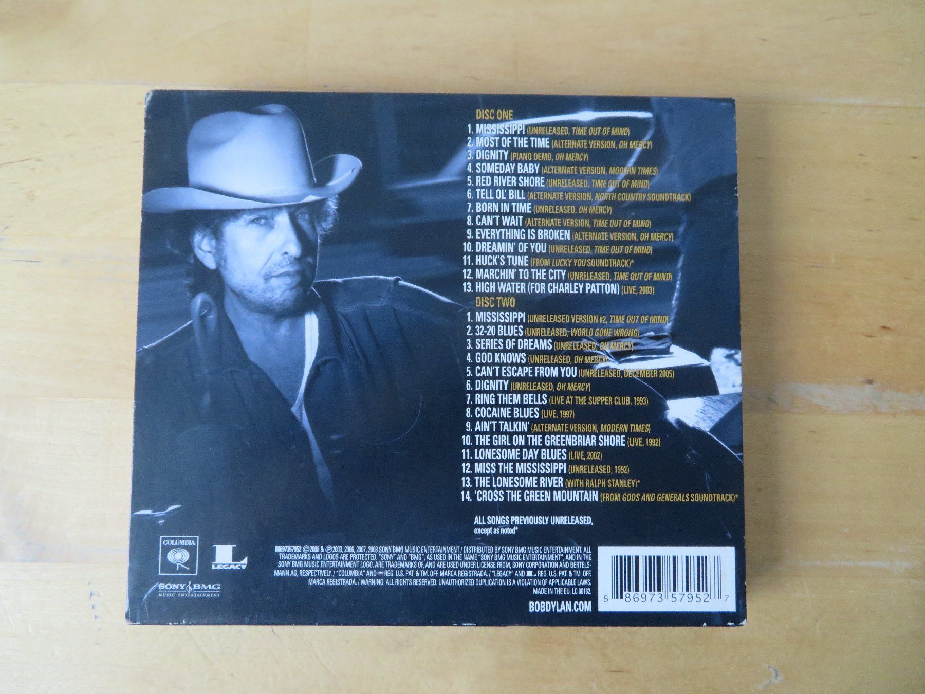 BOB DYLAN "Tell tale signs" Bootleg series Vol.8 DCD (Neu (gemäss ...