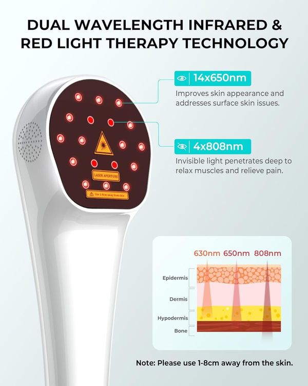 Kaltlaser Rotlicht Therapiegerät mit Ständer red light thera (Neu ...