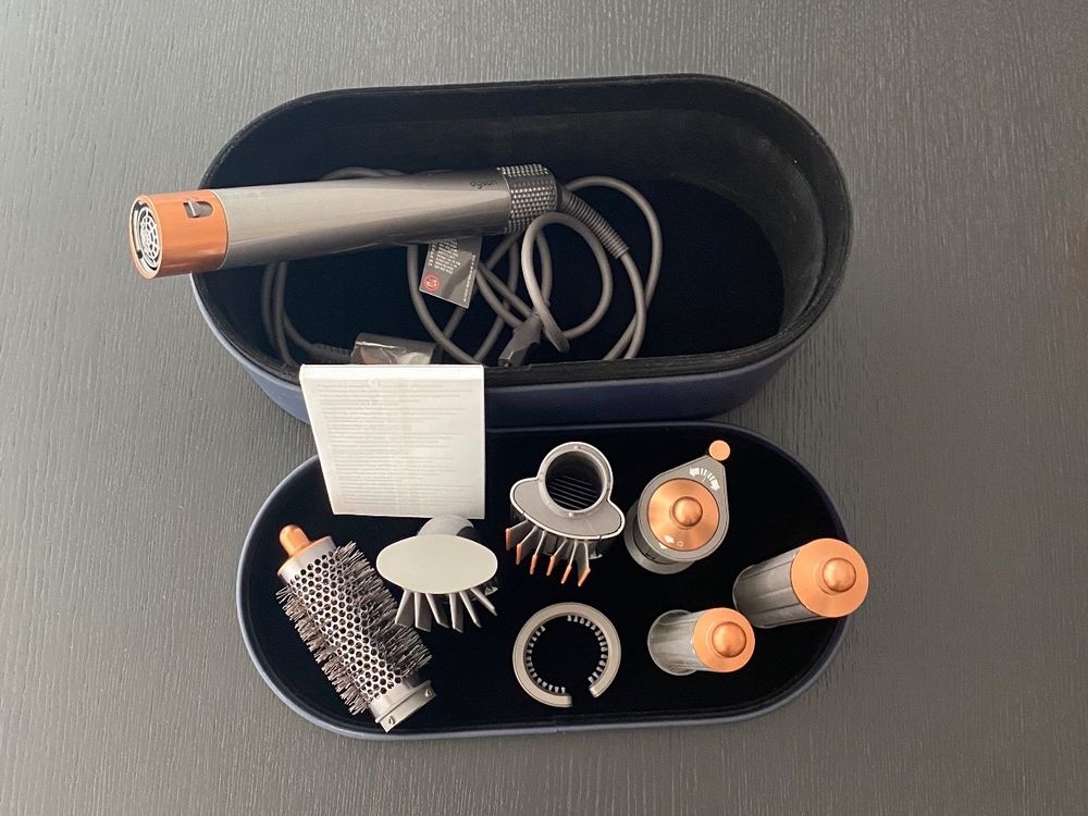 Dyson Air wrap complete set Long hair in nickel/copper (Neu (gemäss ...