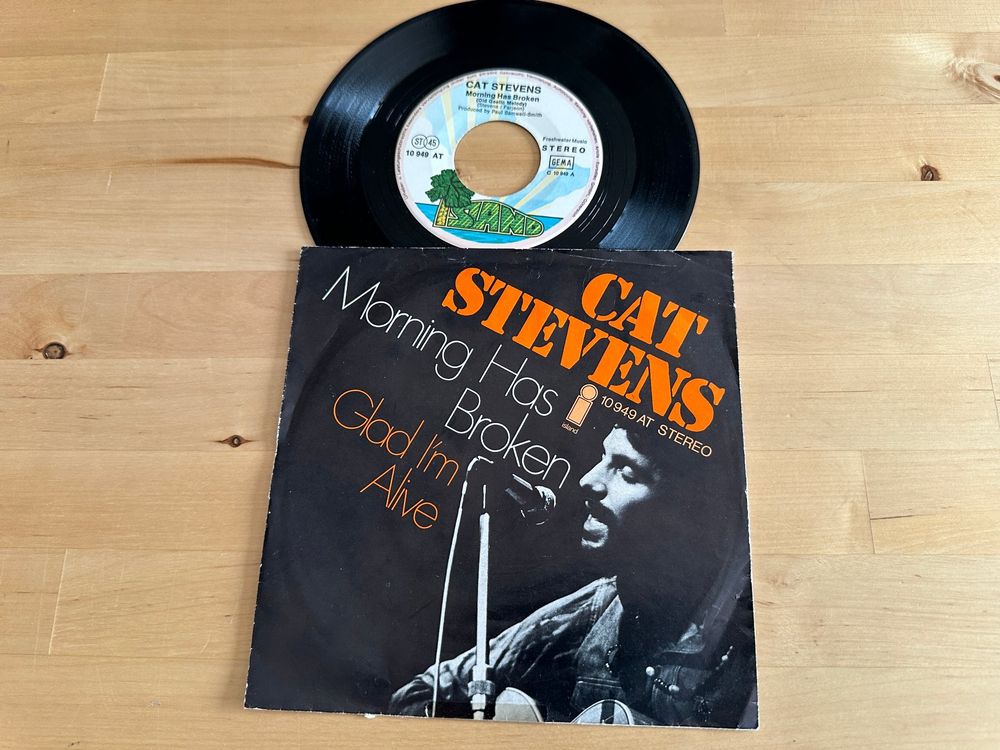 CAT STEVENS Top Hit Moring has broken Single 70's Kult Chart | Kaufen ...