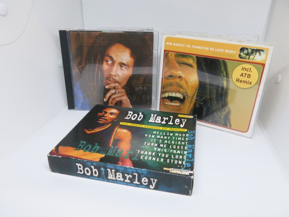 5 CDs: BOB MARLEY = 2 CD Box + 1 Best of CD + 1 Remix-Single | Kaufen auf Ricardo