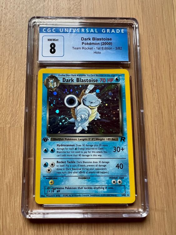 1x POKEMON DARK BLASTOISE 1ST EDITION HOLO TEAM ROCKET CARD (Gebraucht ...