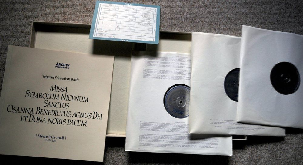 Bach Missa Symbolum Nicenum 3 LP Box (Gebraucht) in Unterseen für CHF ...