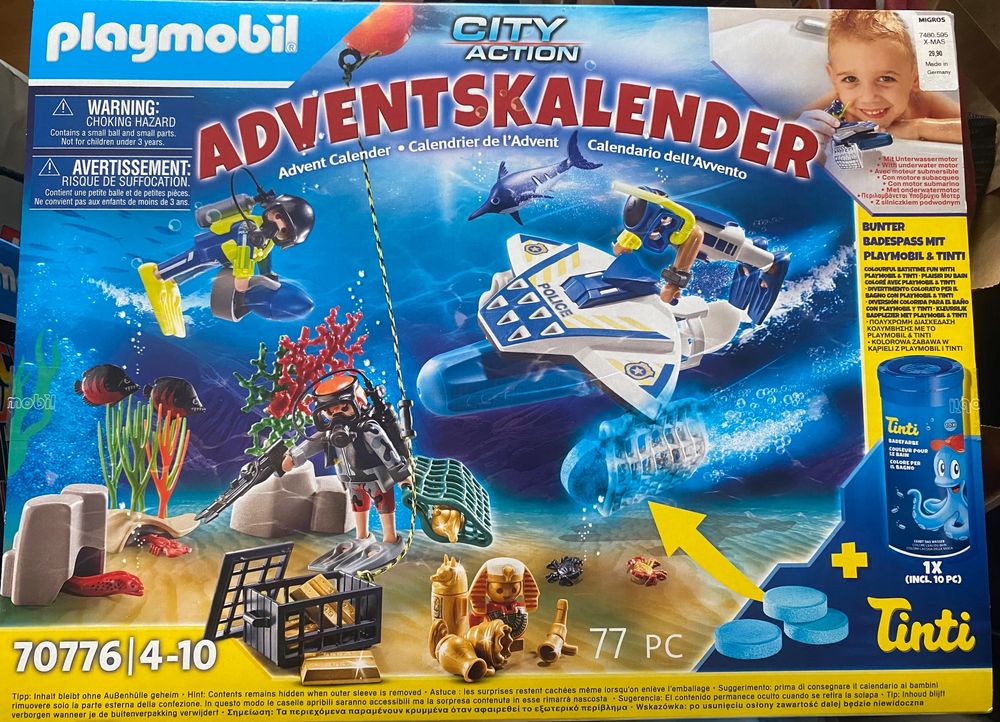 Adventskalender Playmobil 70776 City Action + Tinti (Neu und ...