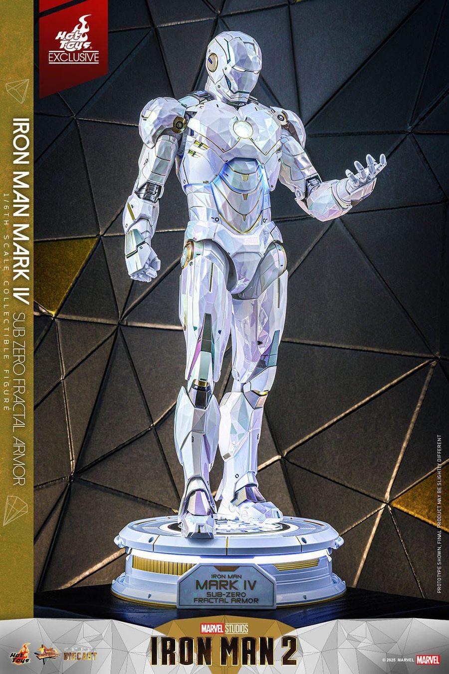 Iron Man (Sub-Zero Fractal Armor) Hot Toys Exclusive 33 cm (Neuf avec ...