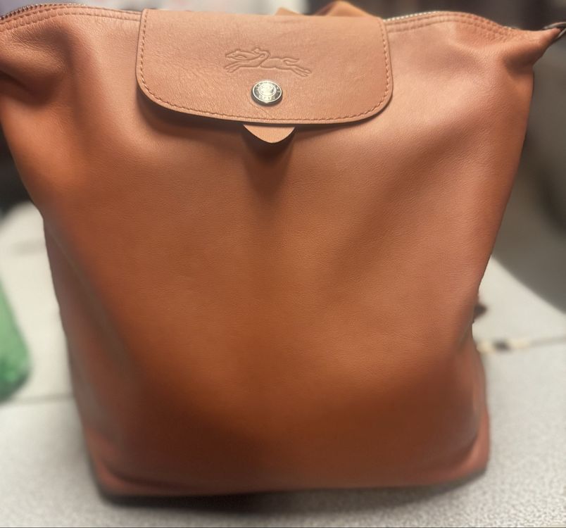 Sac à dos Longchamp cuir cognac occasion (Gebraucht) in Männedorf für ...