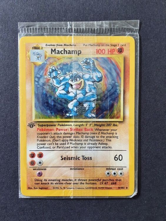 1.Edition Machamp Pokemon OVP! PSA 10? (Neu und originalverpackt) in ...