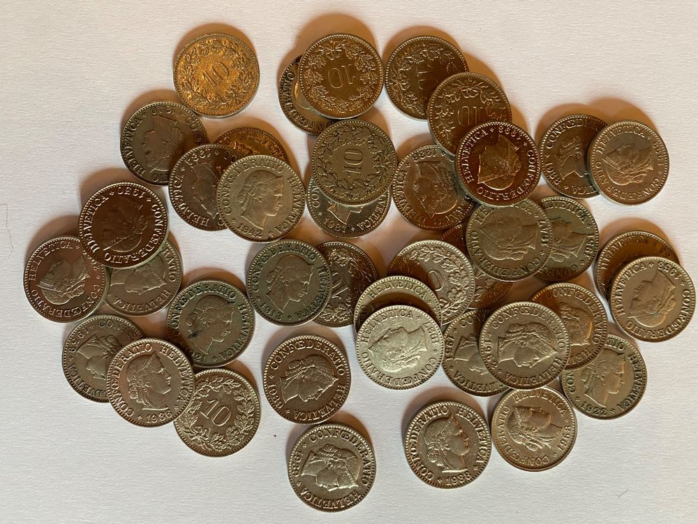 40 Stk Div 10 Rp (1) (Gebraucht) in Ballwil für CHF 3 – mit Lieferung auf Ricardo kaufen