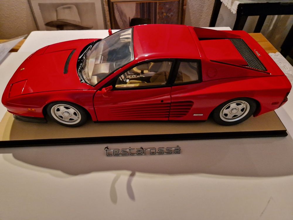 Modelauto Ferrari Testarossa. M 1:8 Pocher by Rivarossi (Neu (gemäss ...