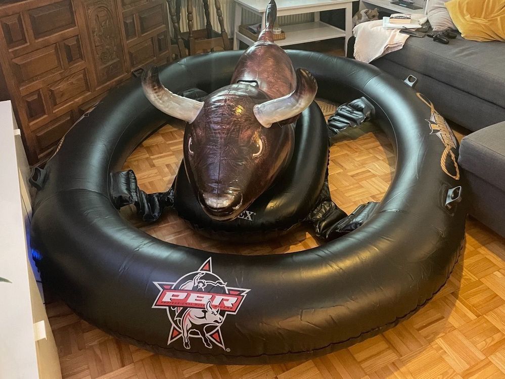 Aufblasbar Bulle inflatabull bullriding (Neu (gemäss Beschreibung)) in ...