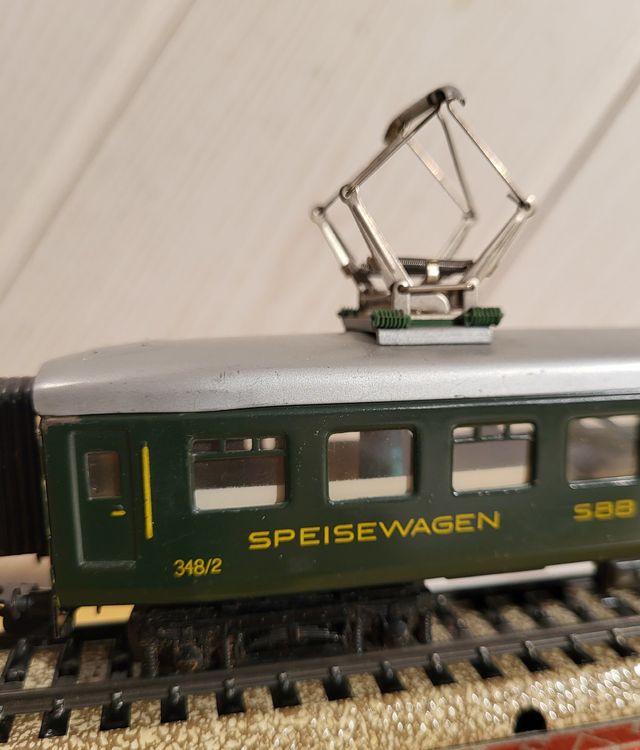 MÄRKLIN 348/2 - SBB - SPEISEWAGEN - Blechgehäuse - 1952 (Gebraucht) in Biel/Bienne für CHF 25 ...