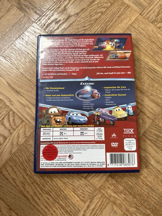 Cars 1 DVD (Gebraucht) in Grüningen für CHF 0.25 – mit Lieferung auf ...