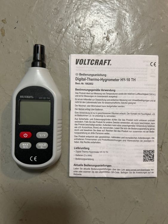 Voltcraft Digital Thermometer Hygrometer HY10 (Gebraucht) in Dübendorf ...