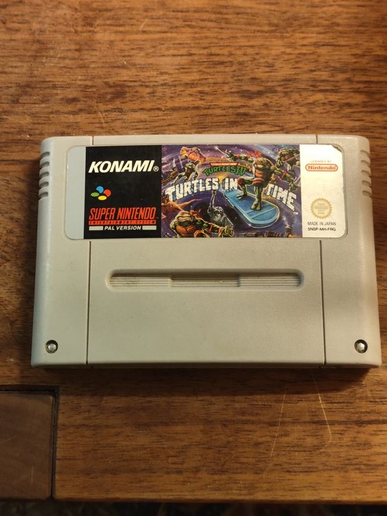 Super Nintendo SNES Turtles in time Ninja Turtles Spiel (Q) | Kaufen ...
