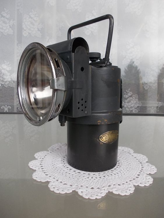 Original *DECKER* Neuchatel Armee Karbitlampe - Karbidlampe (Gebraucht ...
