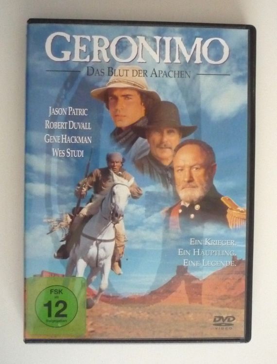 Geronimo (DVD) Western mit Wes Studi, R. Duvall, G. Hackman | Kaufen ...