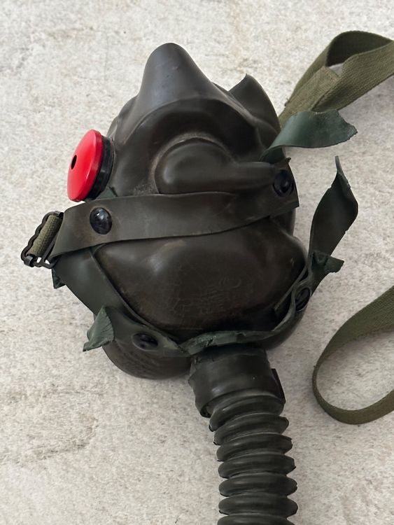 Pilotenhelm mit Sauerstoffmaske - Schweizer Luftwaffe (Gebraucht) in ...