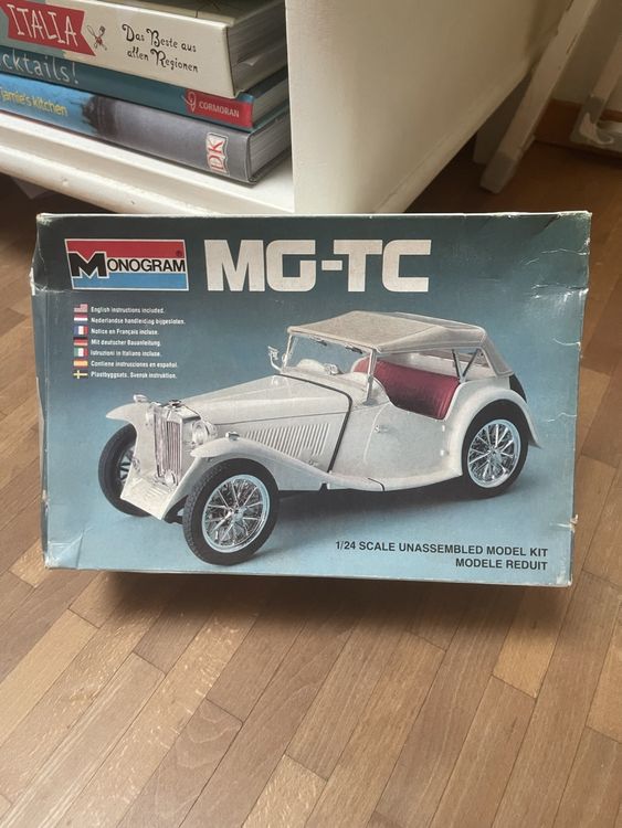 MG-TC Modellauto Bausatz 1:24 Monogram Vintage Rarität (Neu und ...
