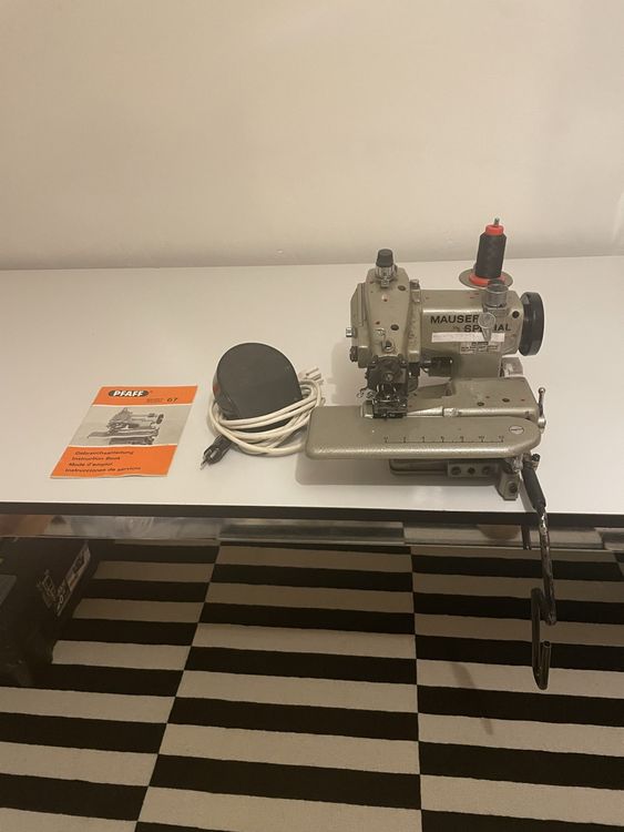 Machine ourleuse à point invisible PFAFF Mauser Spezial 67 (Gebraucht ...