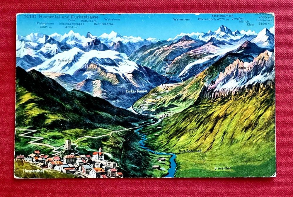 Hospental - Realp - Furkatunnel - Furkapass (Gebraucht) in Rothrist für ...