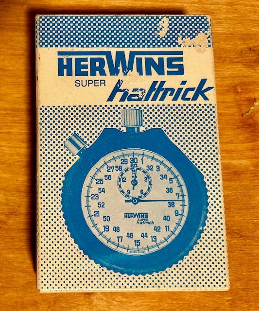 Herwins Super Hattrick Stoppuhr (schwarz) | Kaufen auf Ricardo